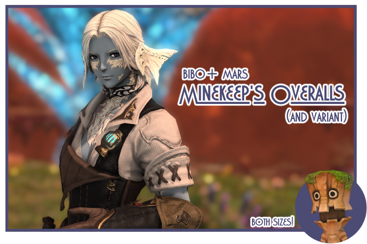 Minekeep's Overalls - Bibo+ Mars - The Glamour Dresser : Final Fantasy ...