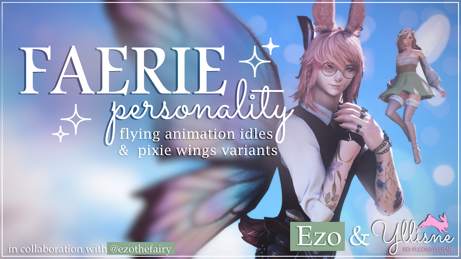 Faerie Personality - pixie wings & idle animation pack - The Glamour Dresser