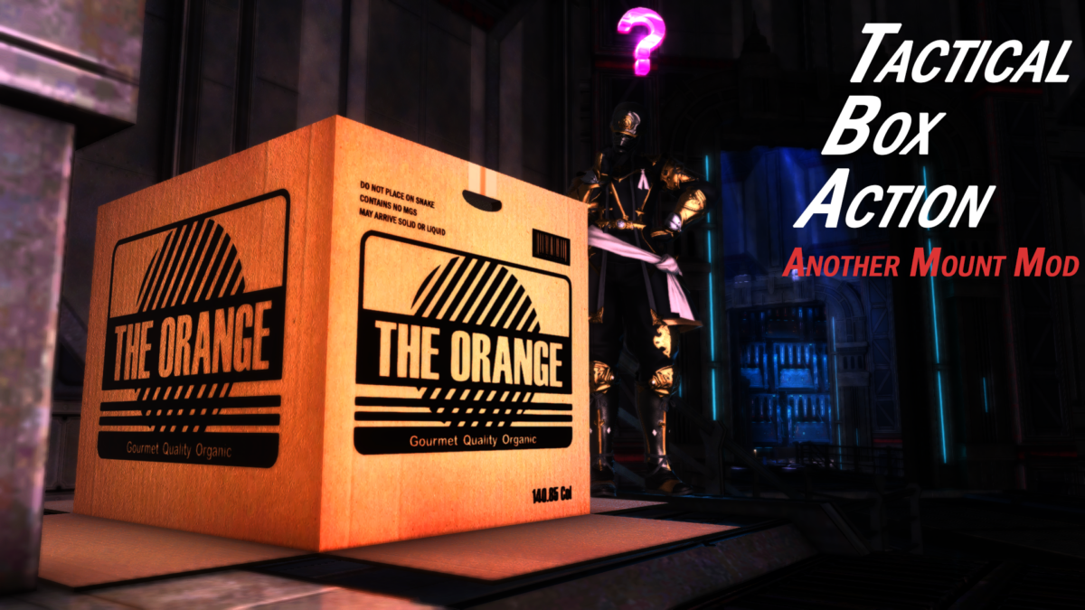 Tactical Box Action - The Glamour Dresser : Final Fantasy XIV Mods and More
