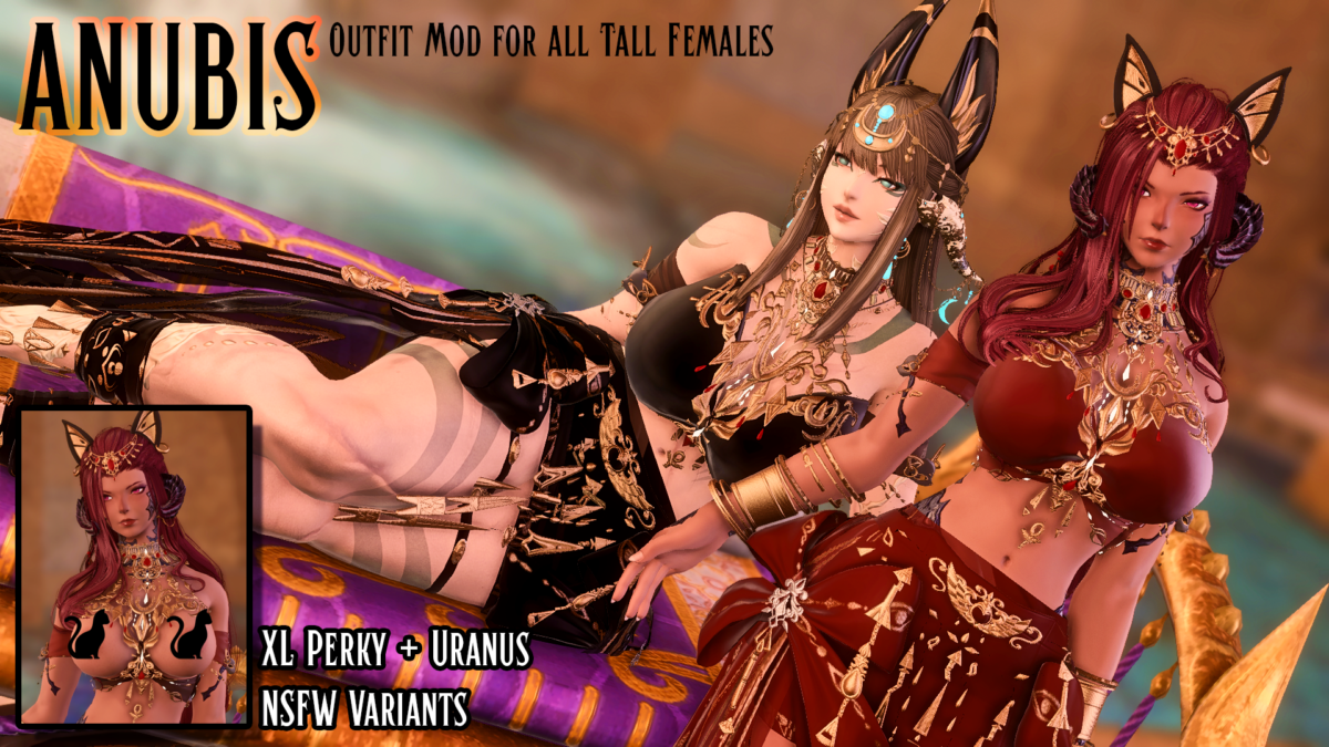Anubis-Outfit Mod - The Glamour Dresser