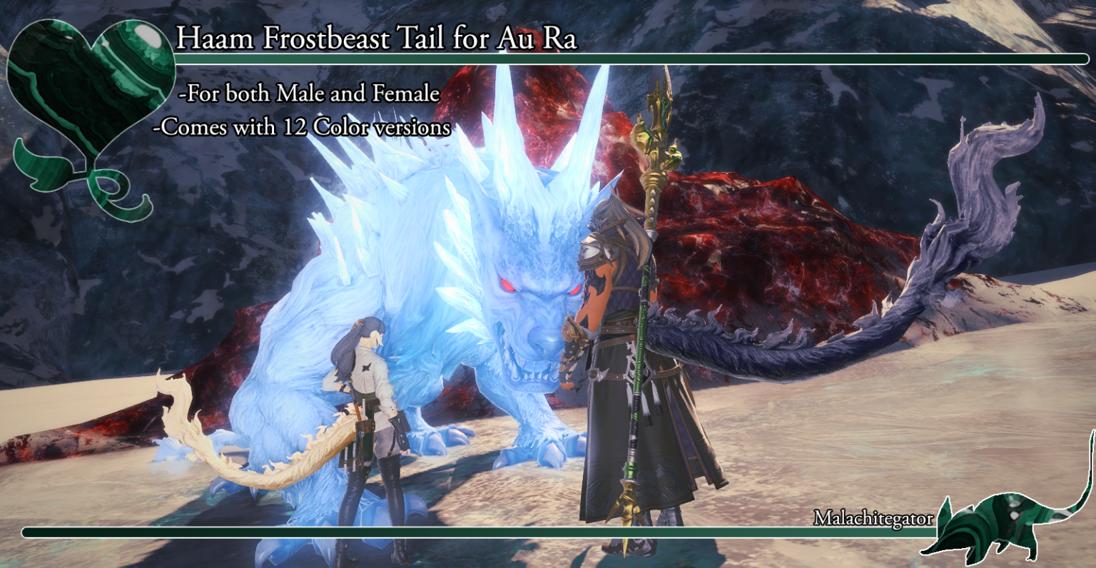 Haam Frostbeast Tail for Au ra - The Glamour Dresser : Final Fantasy ...