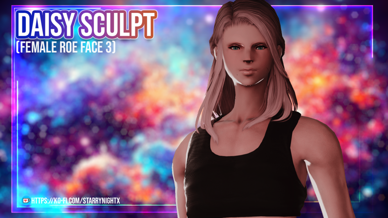 Daisy Sculpt (Face 3/103 Female Roe) - The Glamour Dresser : Final ...