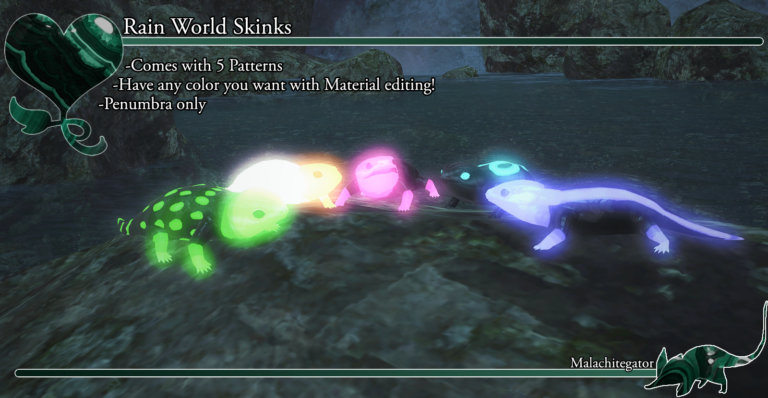 Rain World Skinks - The Glamour Dresser : Final Fantasy XIV Mods and More