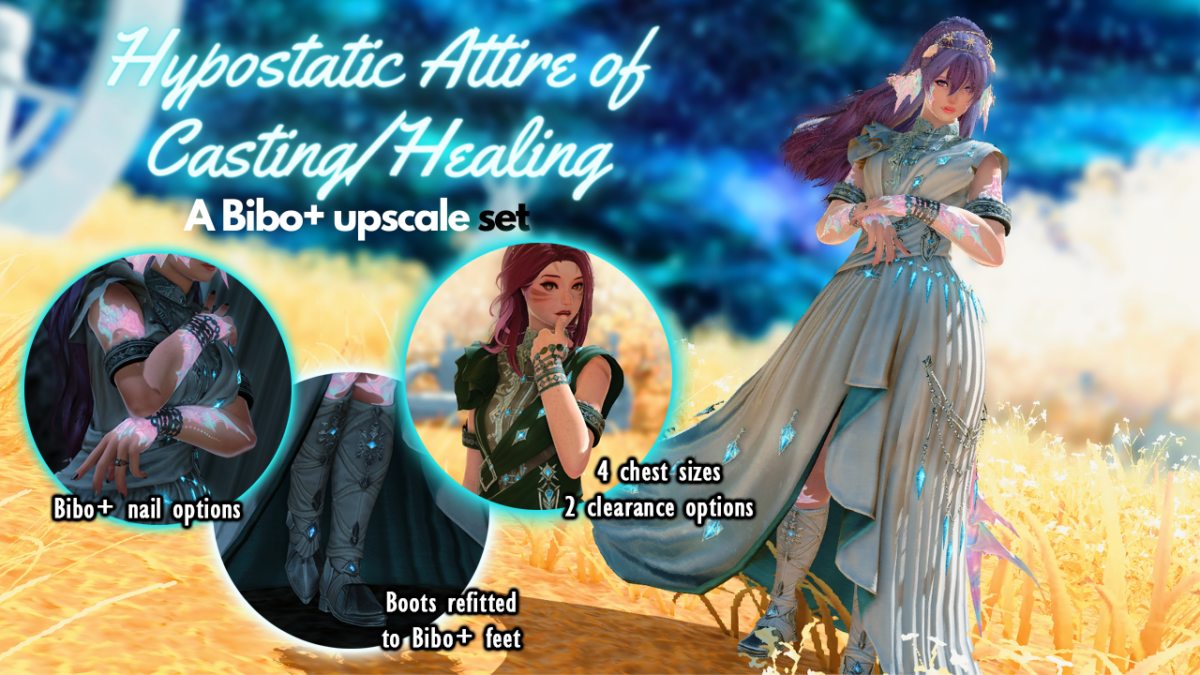 [FP] Hypostatic Attire of Casting&Healing - Bibo+ - The Glamour Dresser : Final Fantasy XIV Mods ...