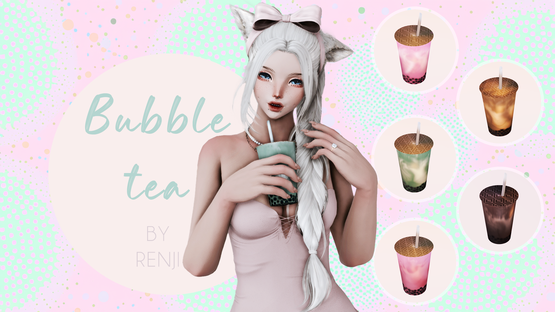 Bubble tea - The Glamour Dresser : Final Fantasy XIV Mods and More