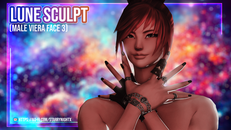 [S.N] Lune Sculpt (Male Viera Face 3/103) - The Glamour Dresser
