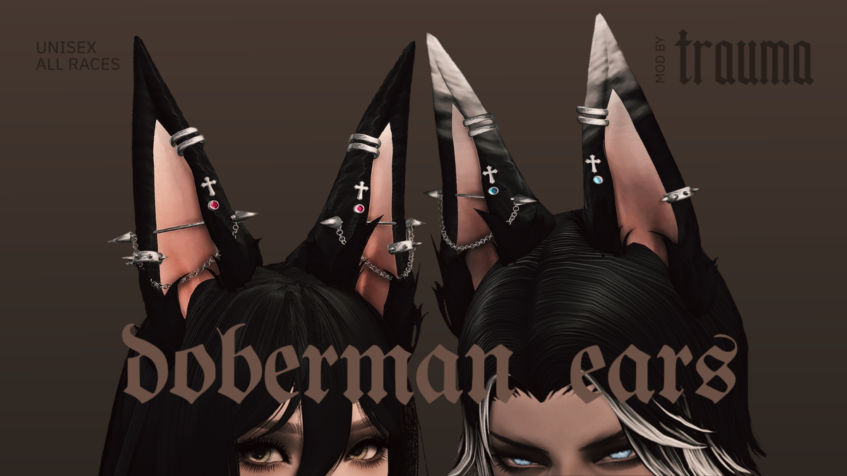 Doberman Ears [For ALL] - The Glamour Dresser