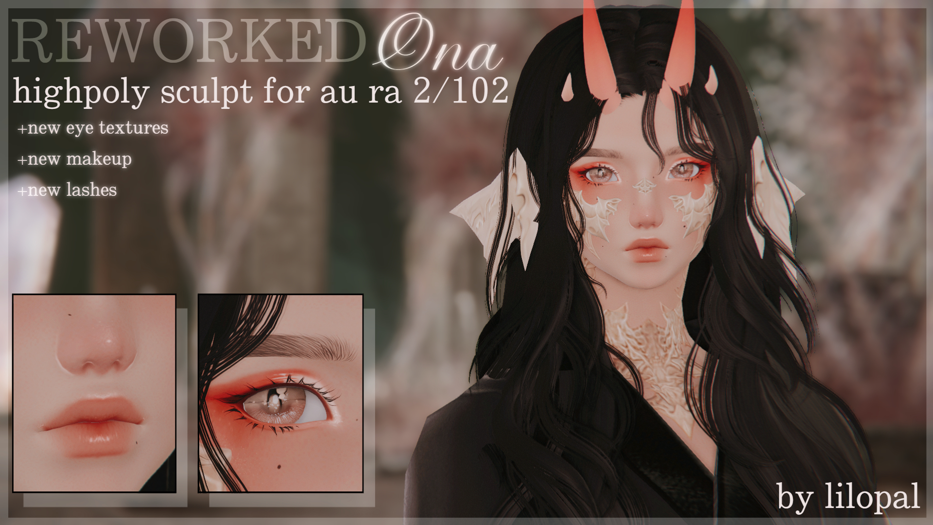 [Ona] highpoly sculpt for au ra 2/102 - The Glamour Dresser : Final ...