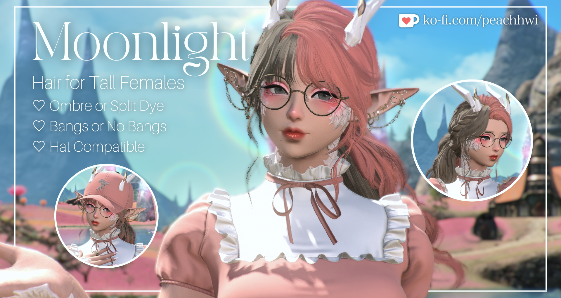 Moonlight - Hair - The Glamour Dresser : Final Fantasy XIV Mods and More