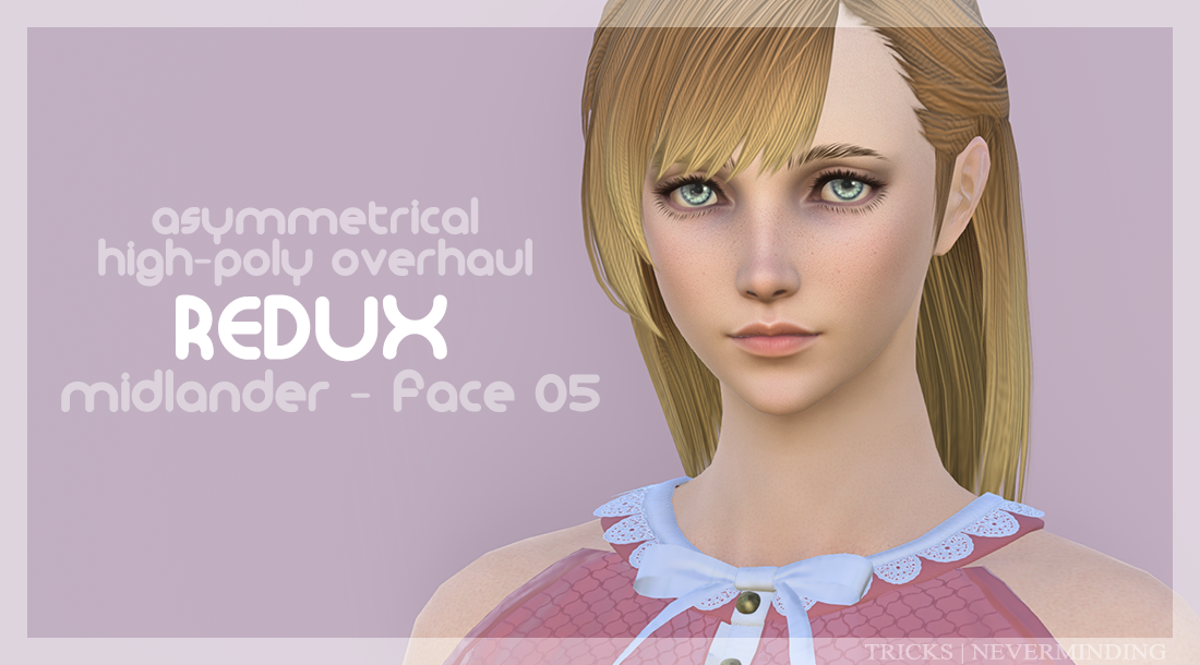 Redux - Midlander, Face 05 - The Glamour Dresser : Final Fantasy XIV ...