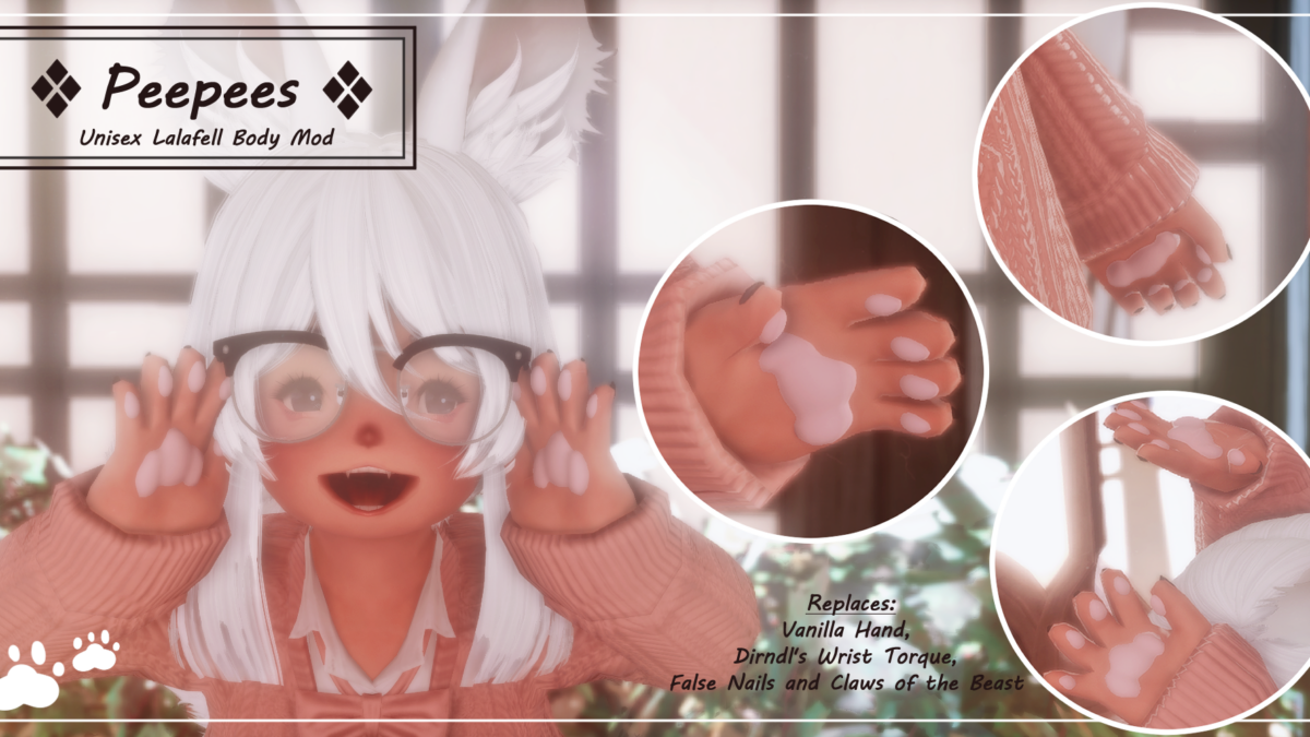 Peepees - The Glamour Dresser : Final Fantasy XIV Mods and More