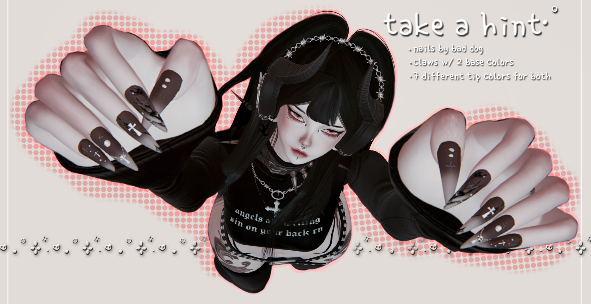 take a hint nails - The Glamour Dresser : Final Fantasy XIV Mods and More