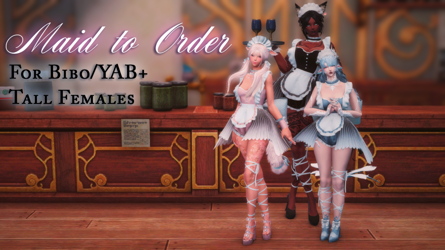 Maid to Order - for Bibo/YAB+ - The Glamour Dresser : Final Fantasy XIV Mods and More