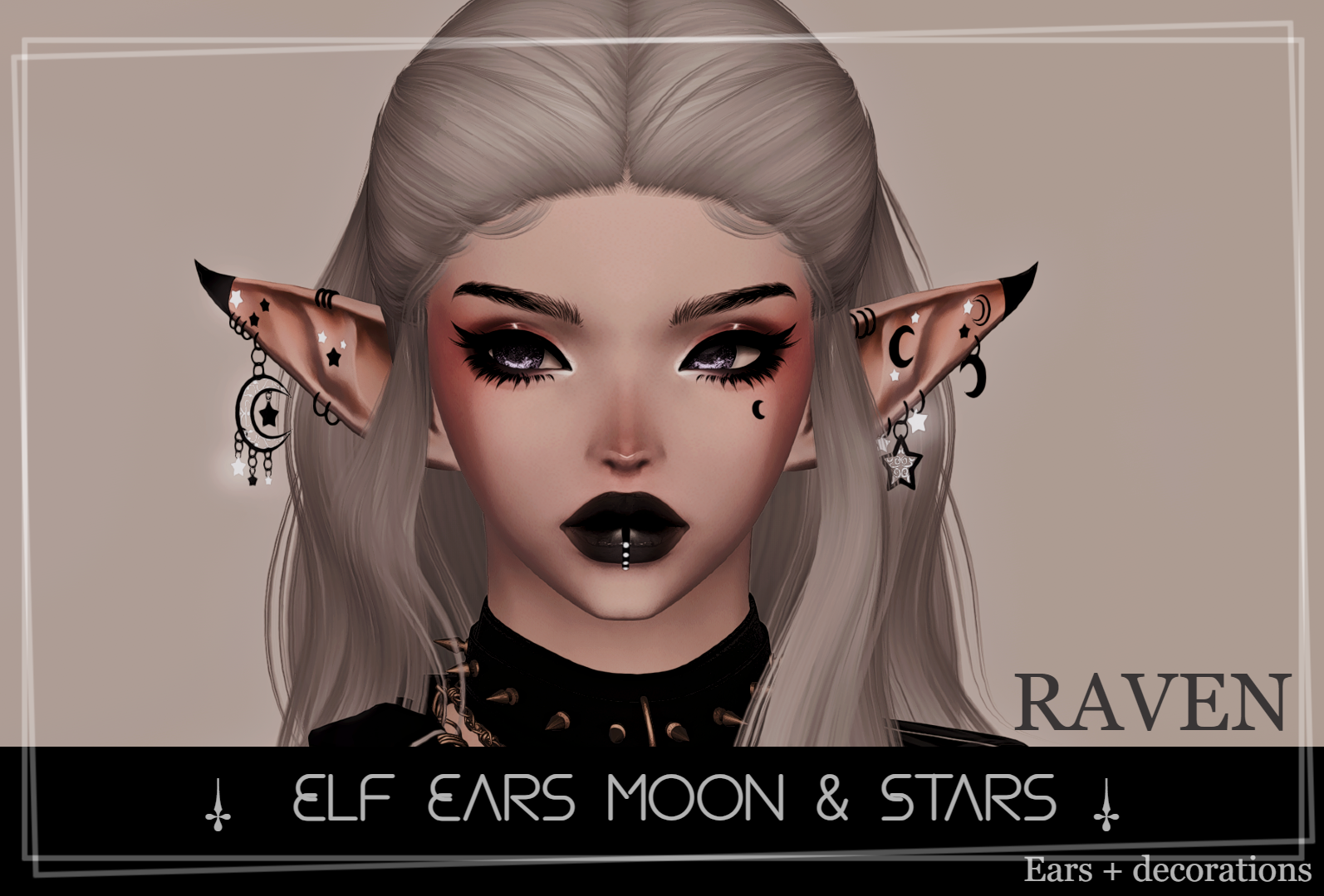 Elf Ears Moon & Stars Fem Viera + Au'ra - The Glamour Dresser : Final ...