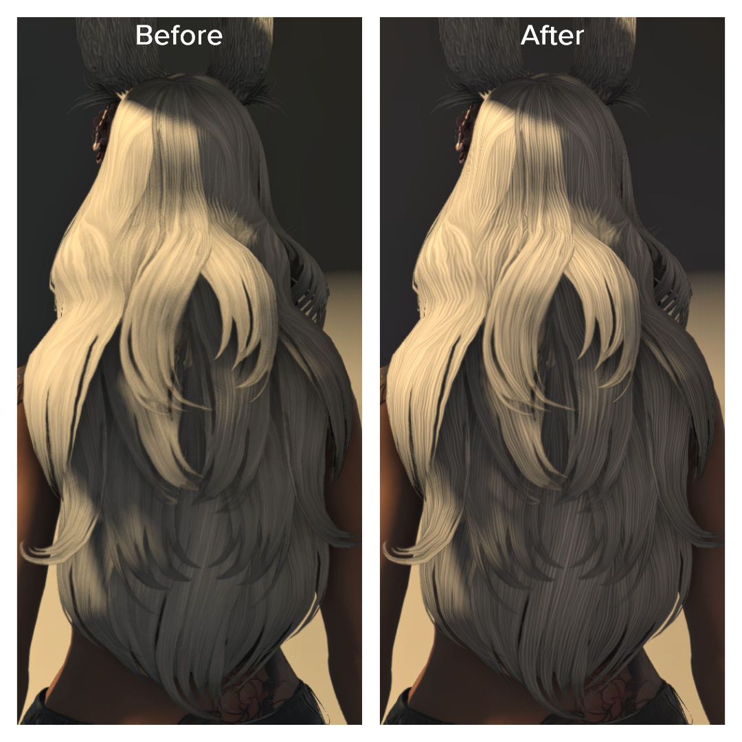 Upscaled Llymlaen hair textures - The Glamour Dresser : Final Fantasy ...