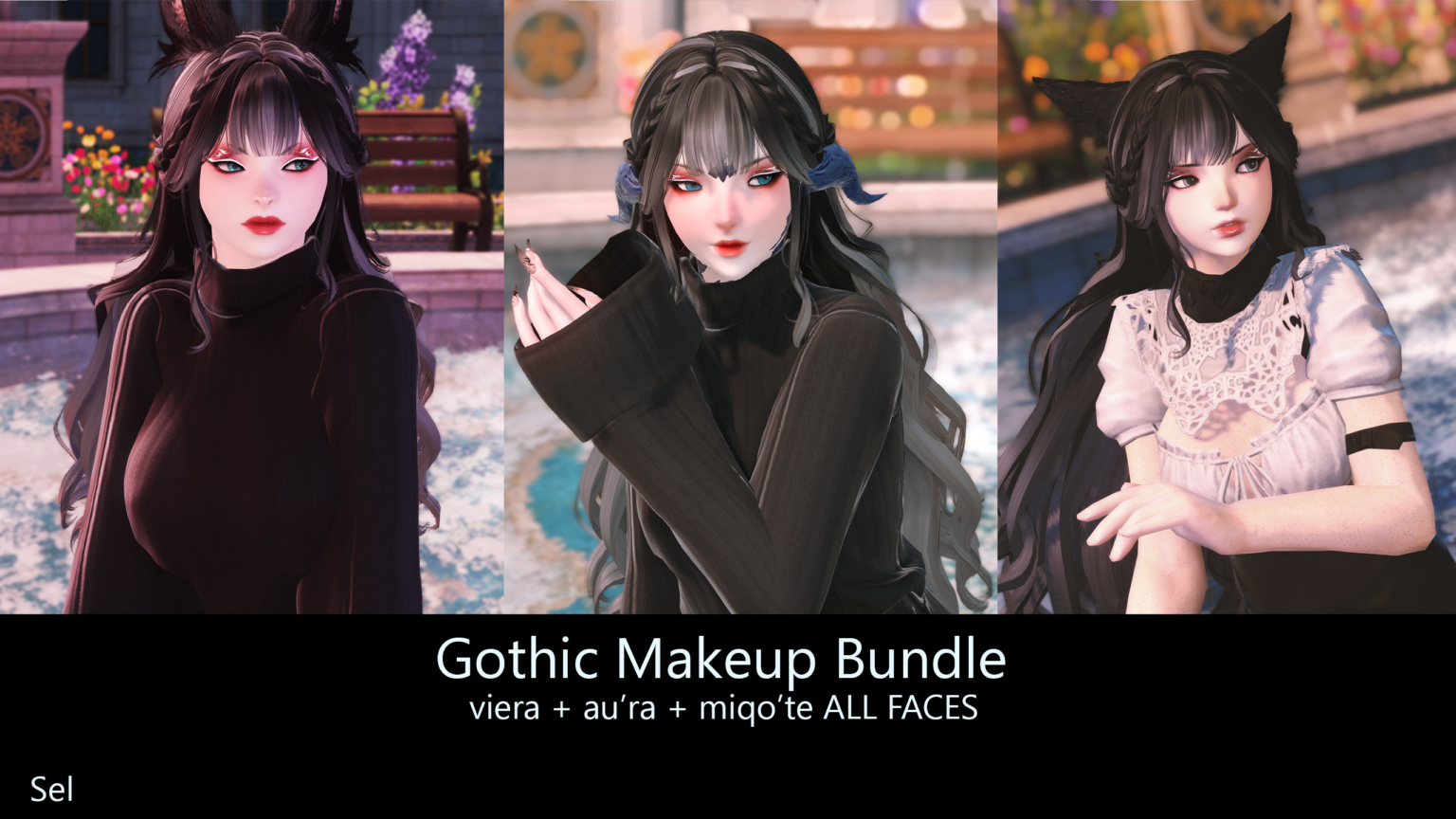 Gothic Girl - Bundle - The Glamour Dresser : Final Fantasy XIV Mods and ...