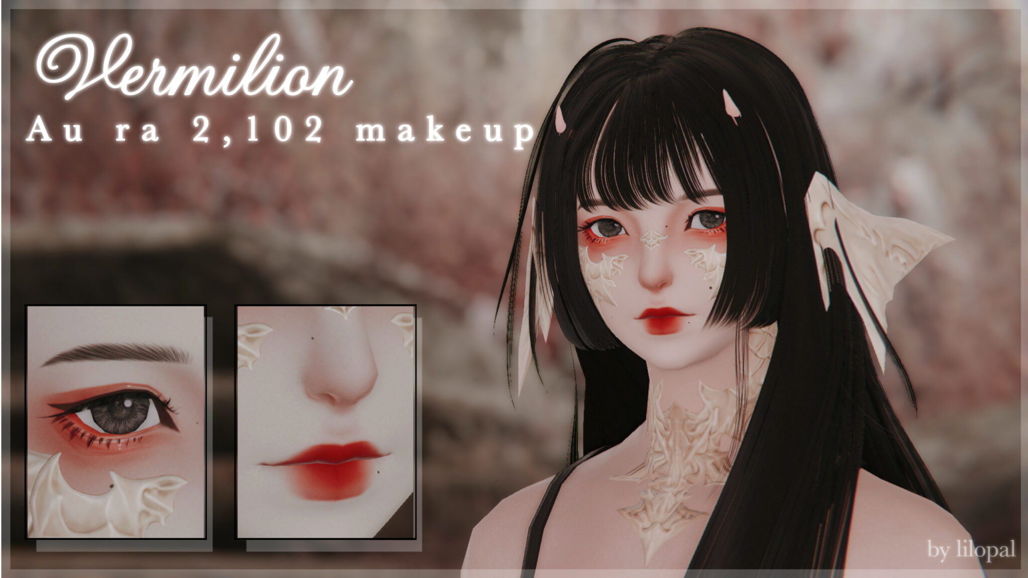 Vermilion] makeup for au ra face 2/102 - The Glamour Dresser : Final ...