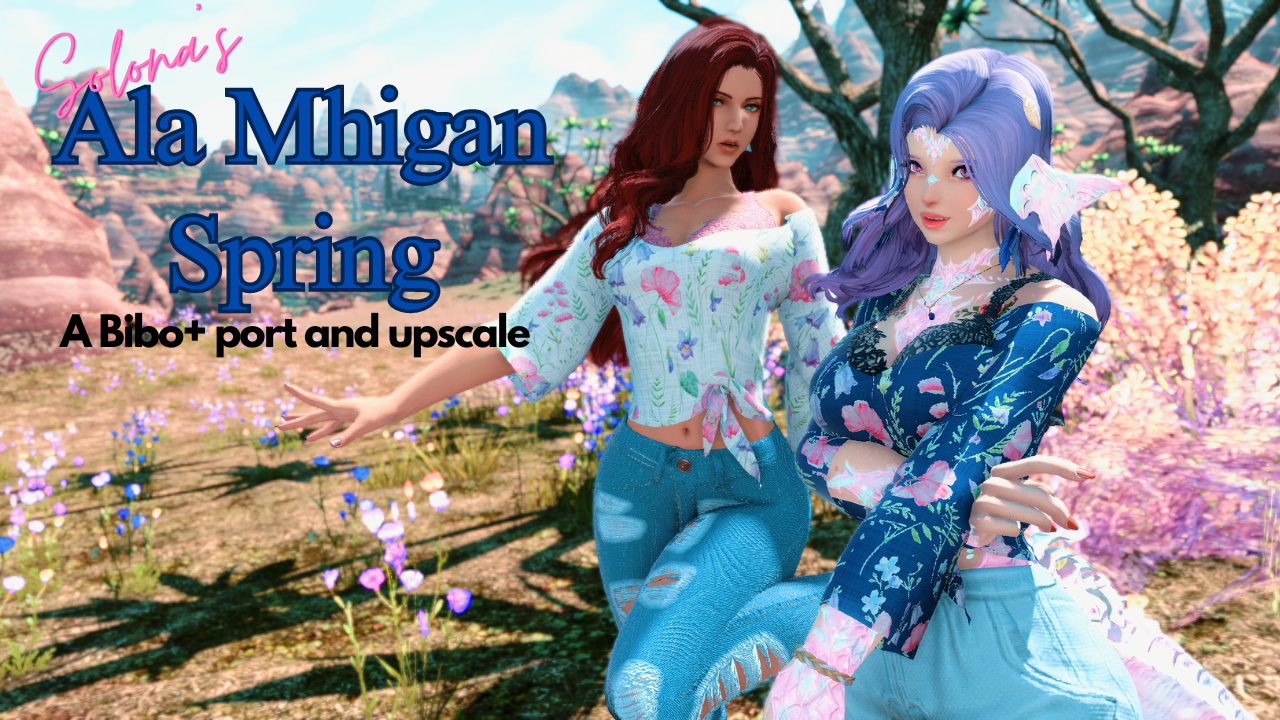 [FP] Solona's Ala Mhigan Spring - Bibo+ - The Glamour Dresser : Final ...