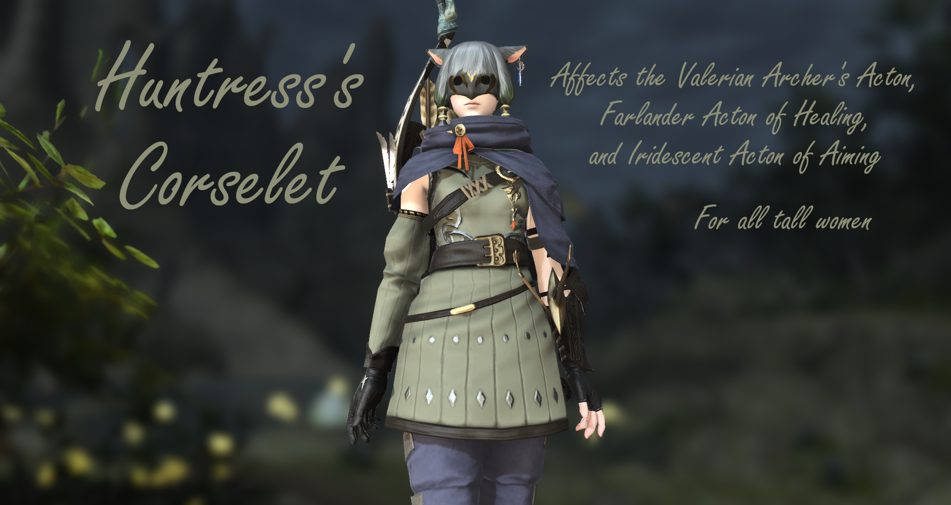 Huntress's Corselet - The Glamour Dresser : Final Fantasy XIV Mods and More