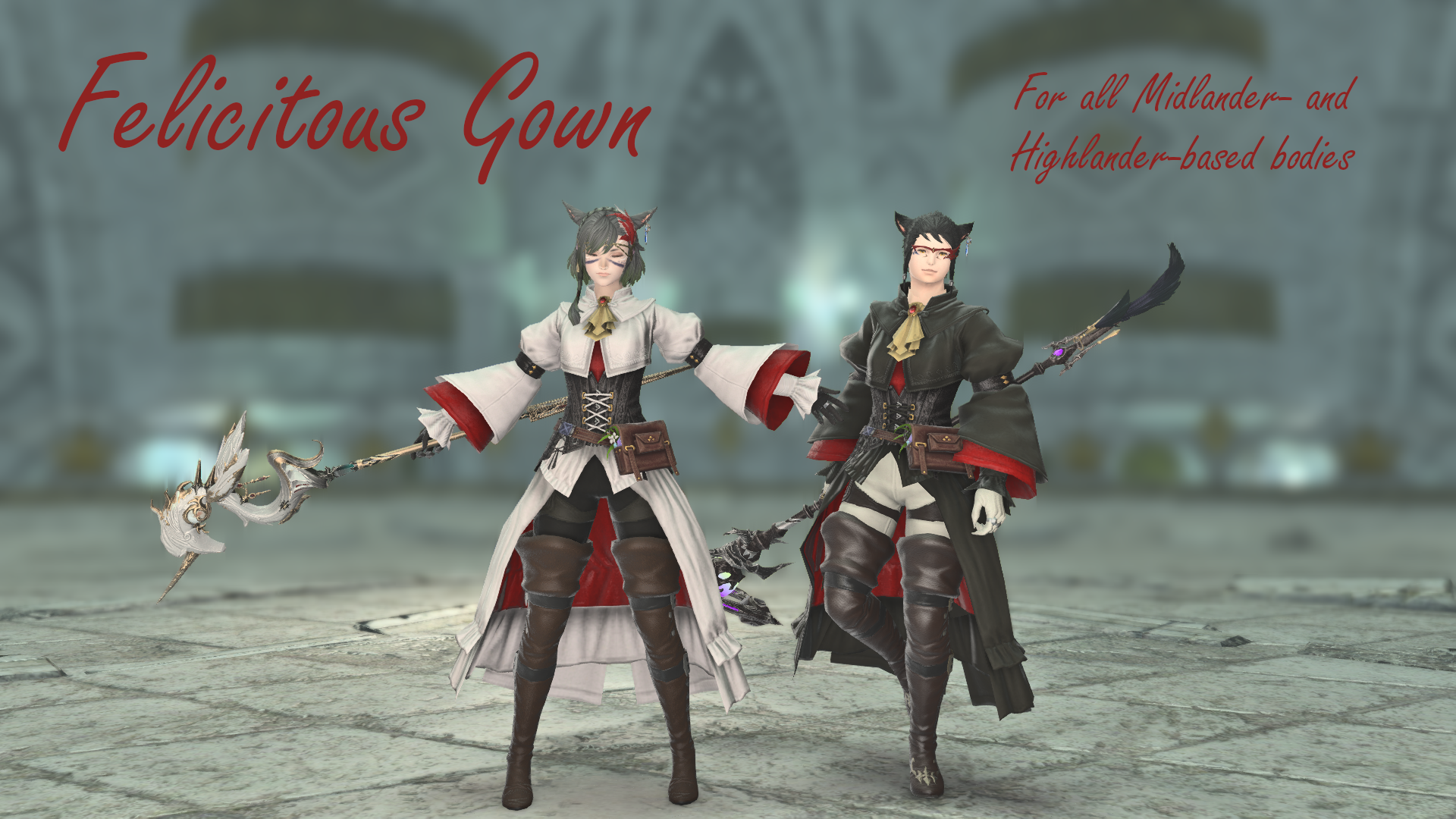 Felicitous Gown - The Glamour Dresser : Final Fantasy XIV Mods and More
