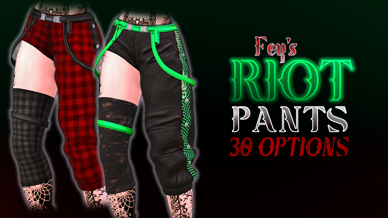 Fey´s Riot - Pants - The Glamour Dresser : Final Fantasy XIV Mods and More