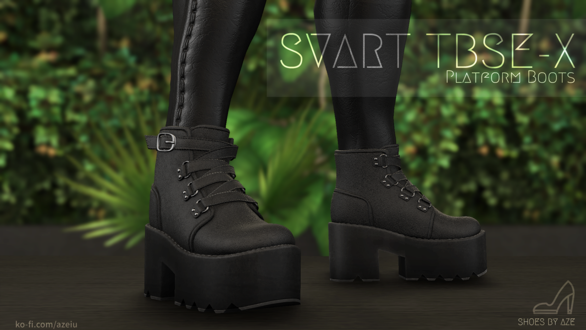 SVART TBSE-X - Platform Boots - The Glamour Dresser : Final Fantasy XIV ...