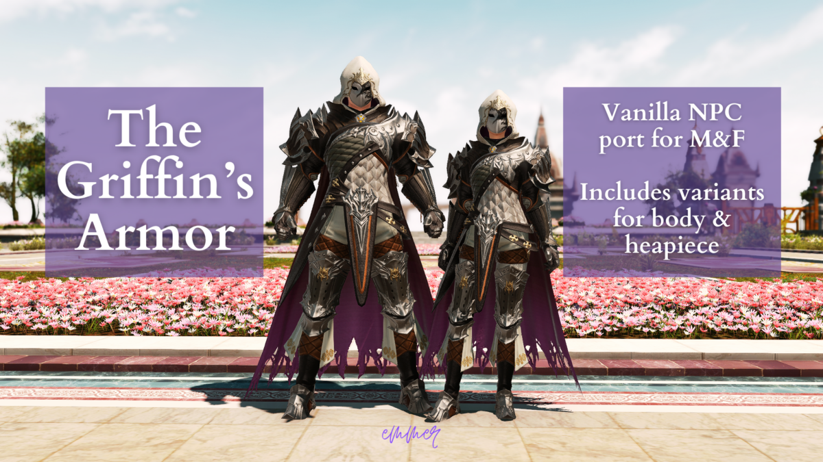 The Griffin's Armor for M&F - The Glamour Dresser : Final Fantasy XIV ...