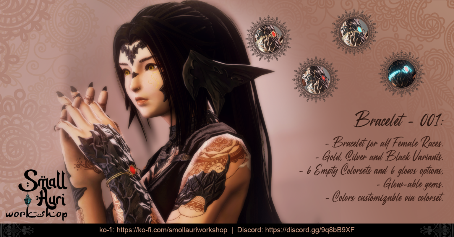 Bracelet - 001 - The Glamour Dresser : Final Fantasy XIV Mods and More