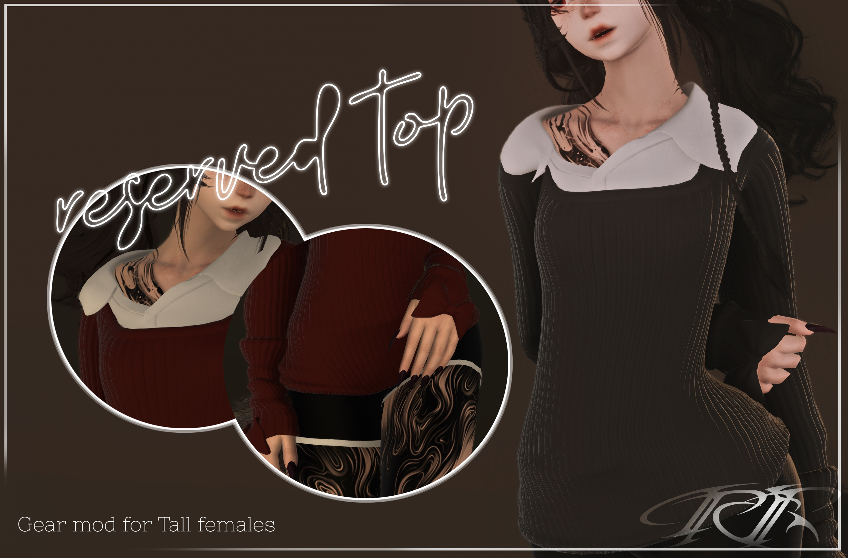 {apyr} reserved top - The Glamour Dresser : Final Fantasy XIV Mods and More