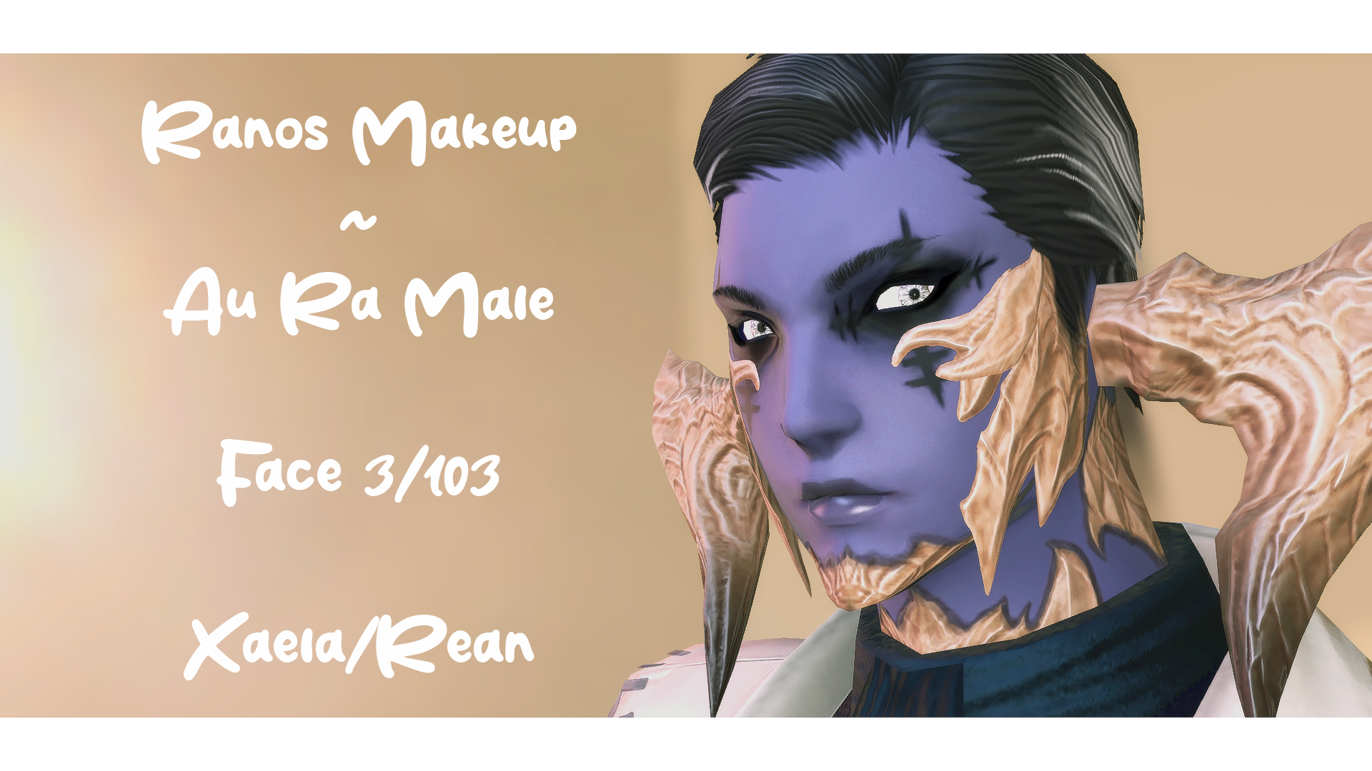 [X_D] Ranos makeup (Male AuRa face 3/103) - The Glamour Dresser