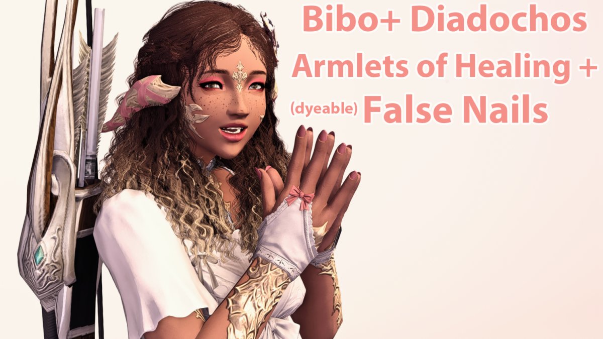 Bibo+ Diadochos Armlets of Healing + (dyeable) False Nails - The ...