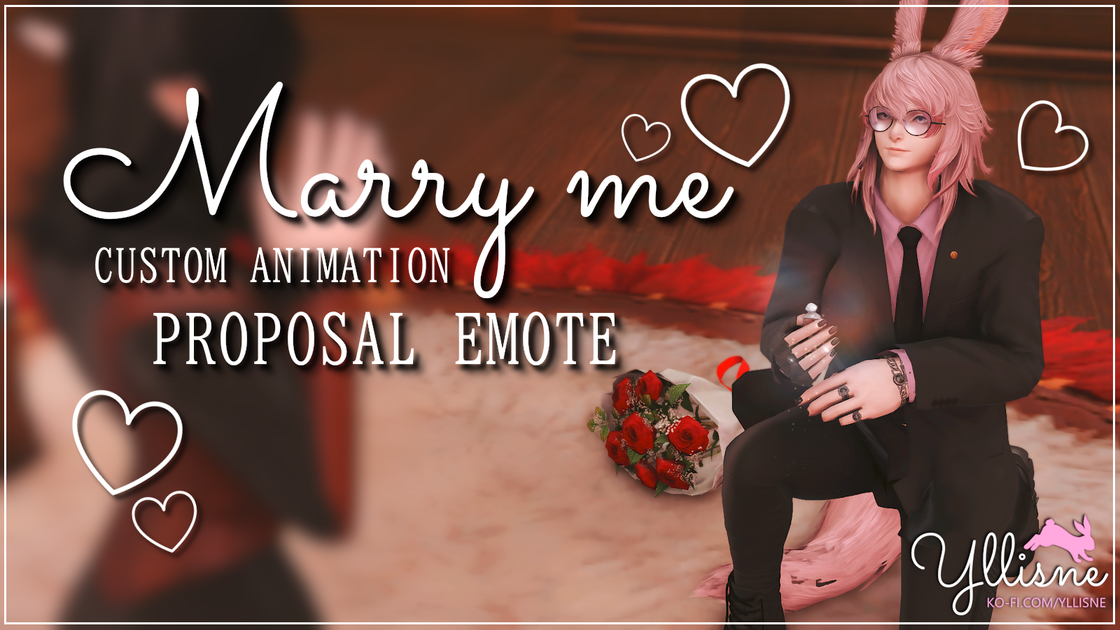 Marry Me - proposal emote animation - The Glamour Dresser
