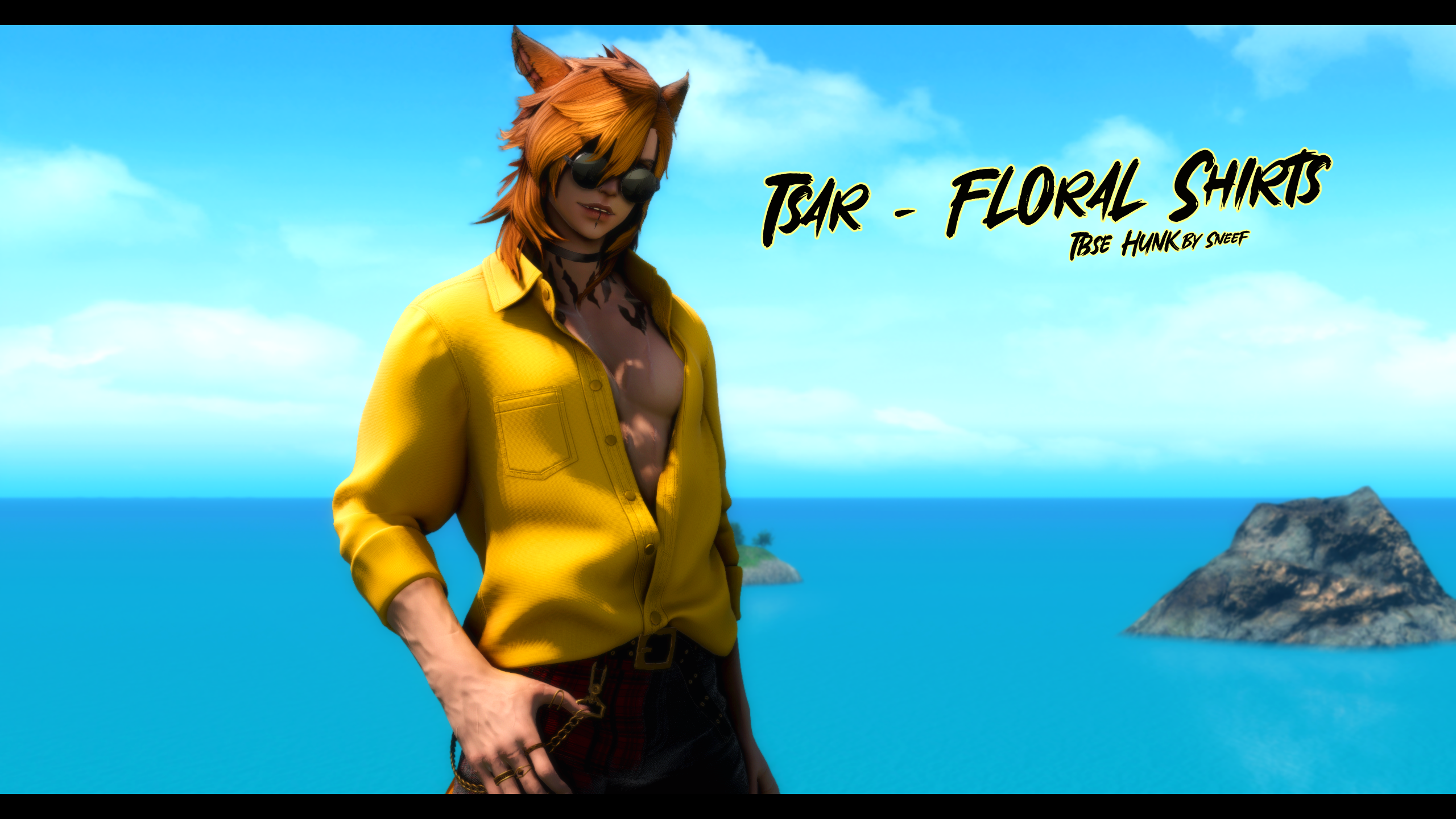 Tsar - Floral shirts - The Glamour Dresser : Final Fantasy XIV Mods and ...