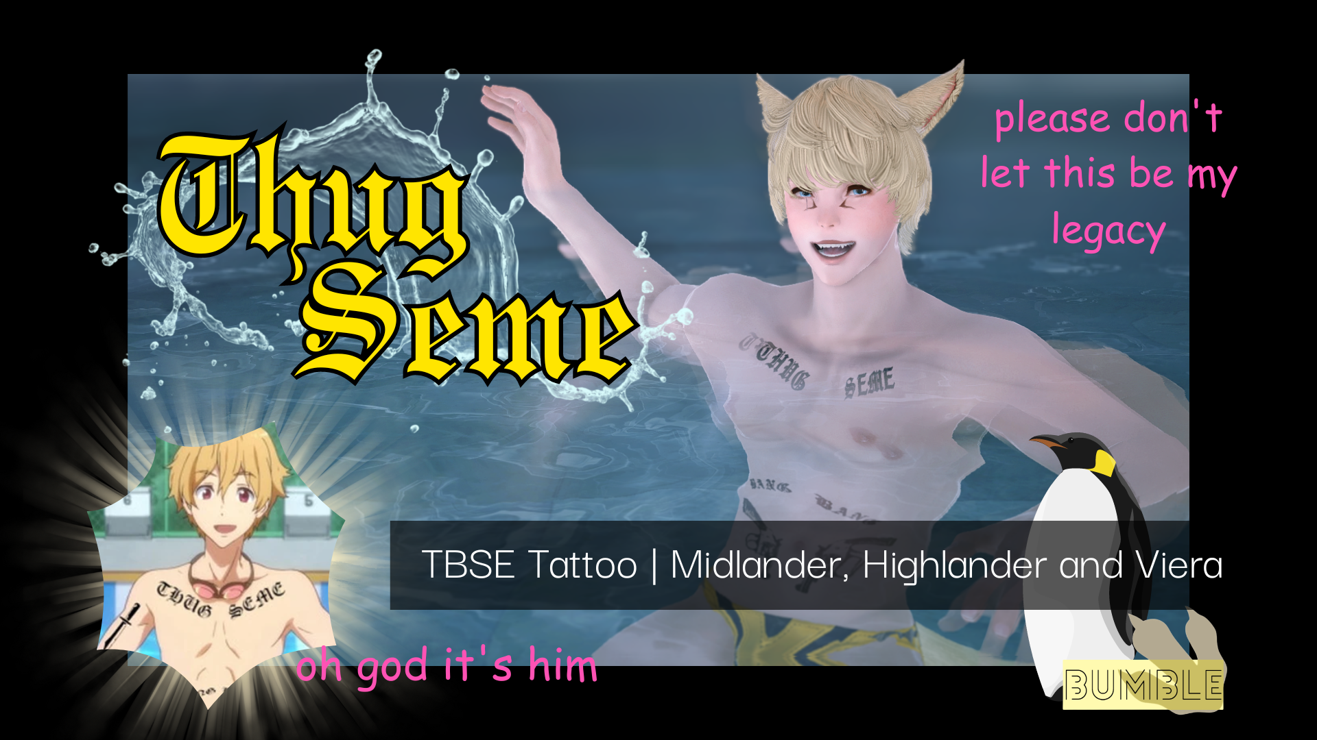 Thug Seme - TBSE Tattoo - The Glamour Dresser
