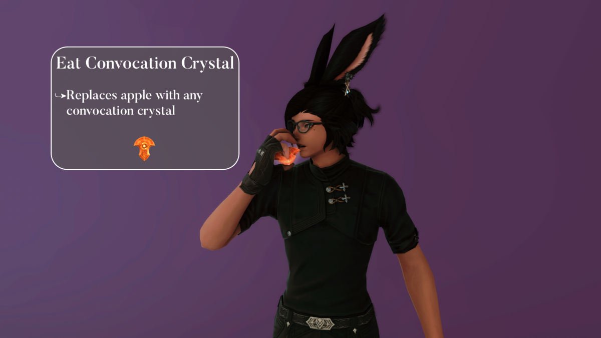 Eat convocation Crystals - The Glamour Dresser : Final Fantasy XIV Mods ...