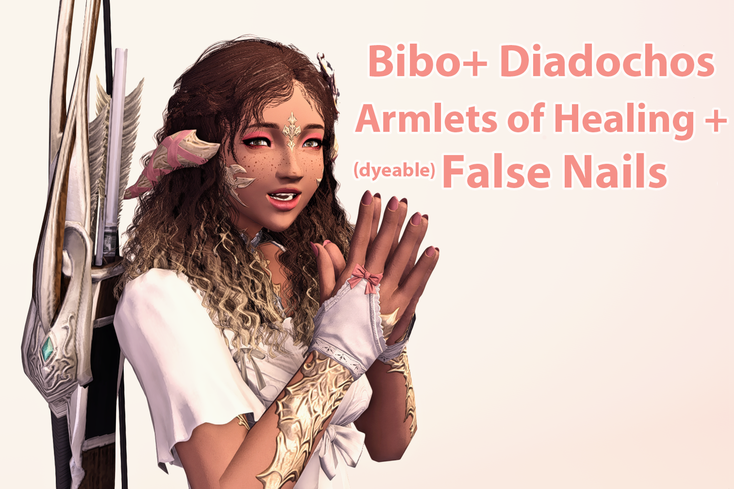 Bibo+ Diadochos Armlets of Healing + (dyeable) False Nails - The ...