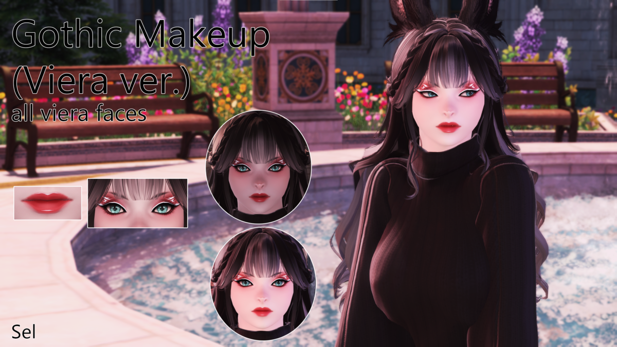 Gothic Girl - Female Viera Makeup - The Glamour Dresser : Final Fantasy ...