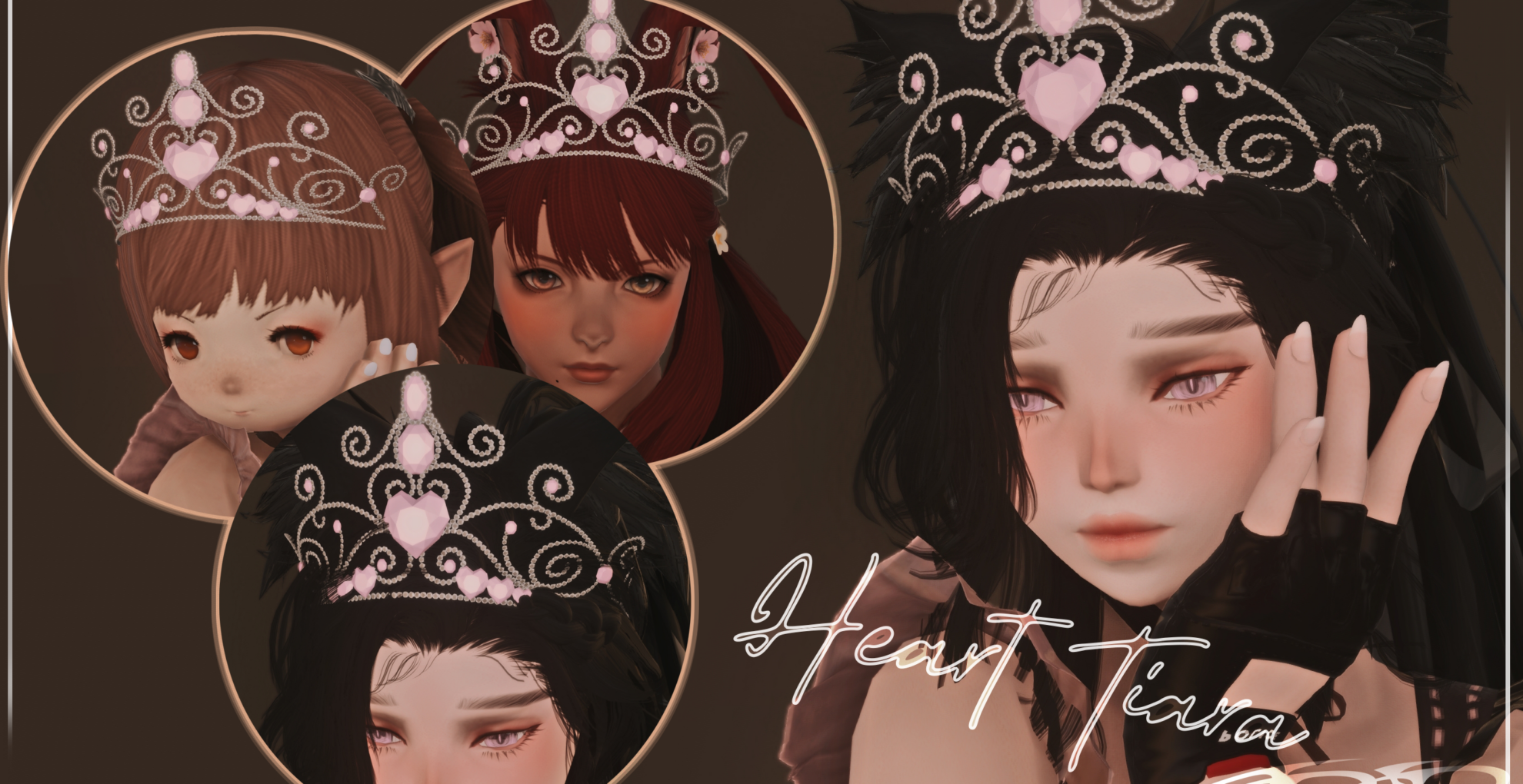 {apyr} heart tiara - The Glamour Dresser : Final Fantasy XIV Mods and More