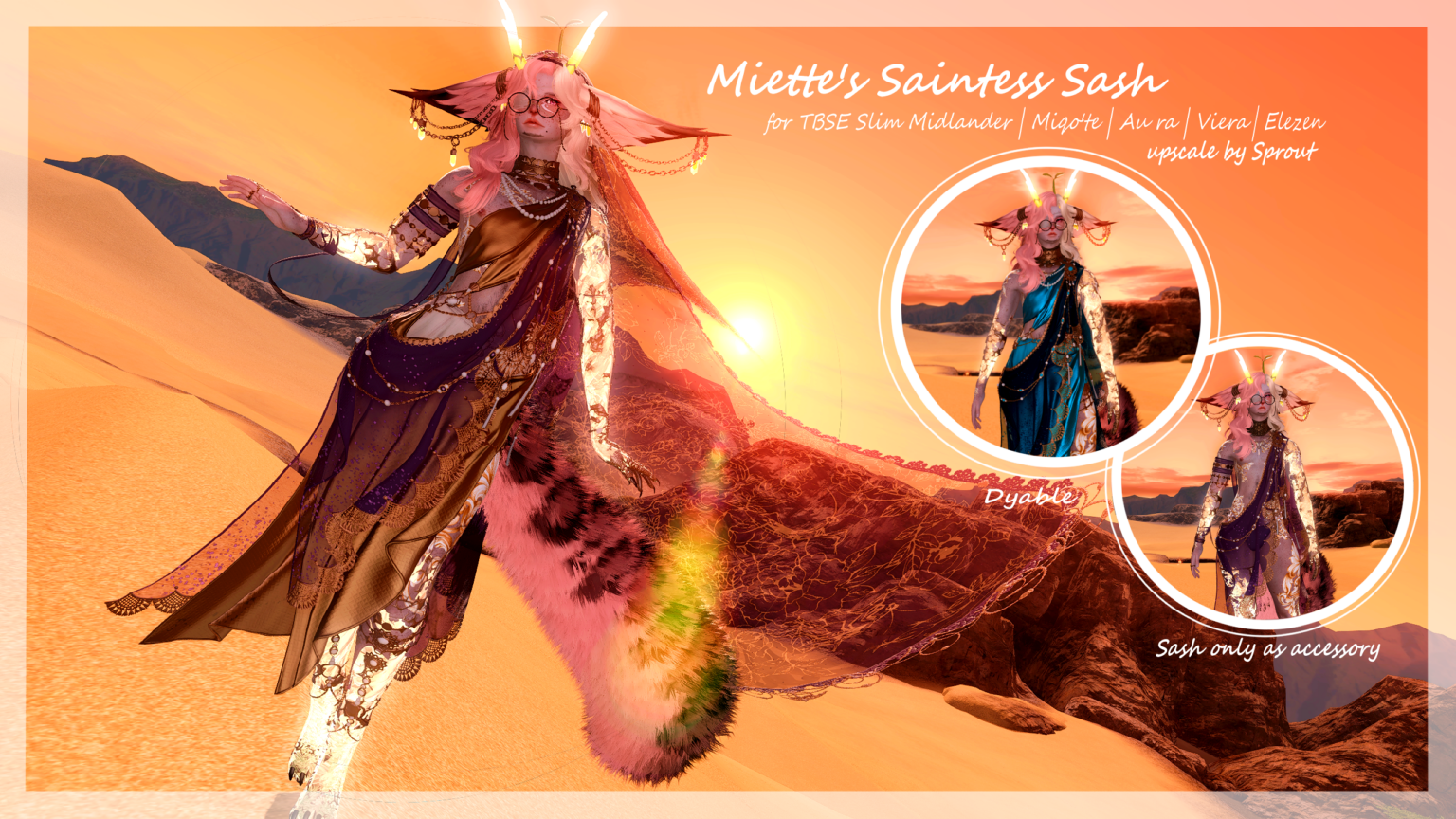 [Sprout] Miette's Saintess Sash for TBSE Slim - The Glamour Dresser ...