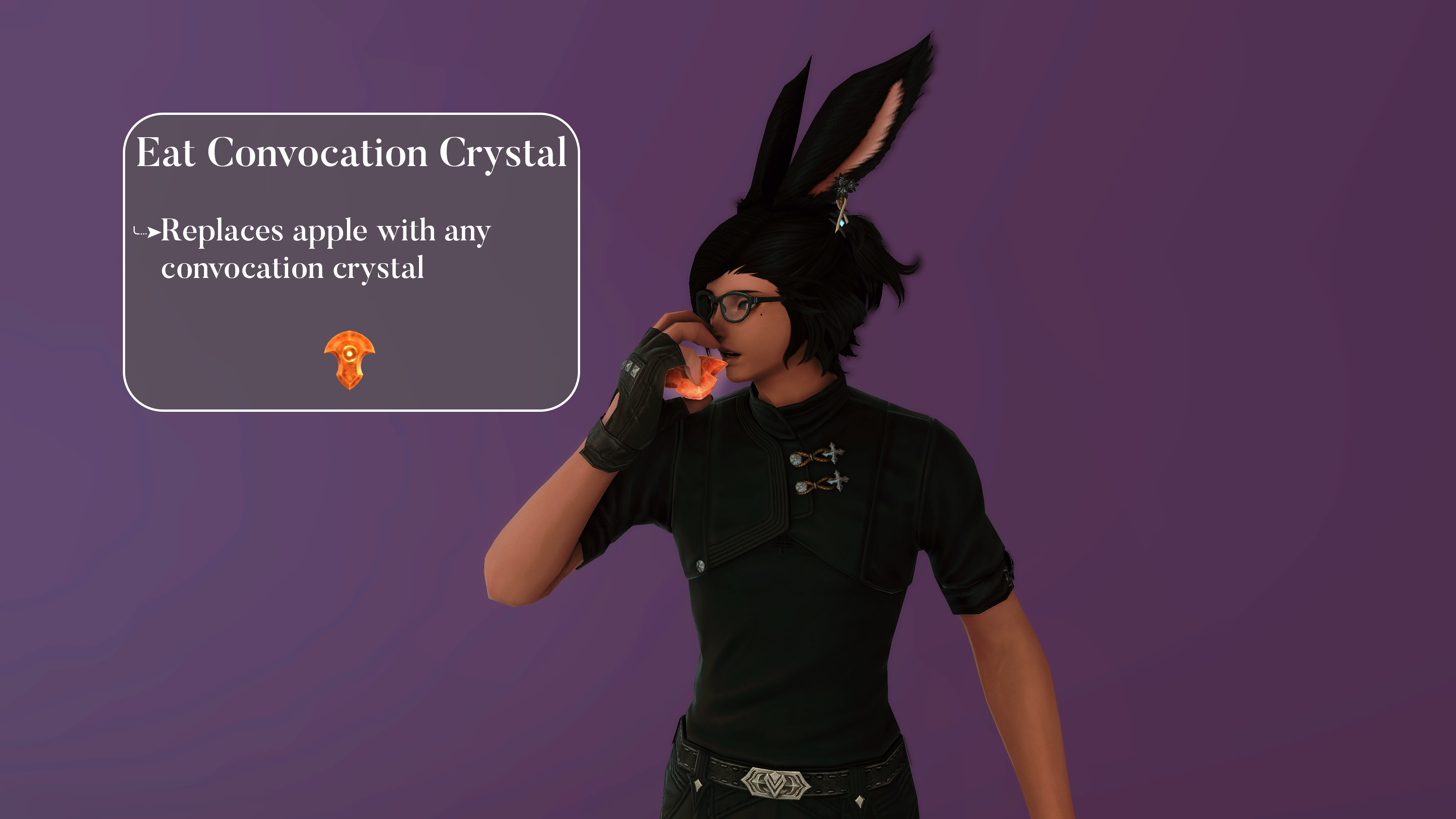 Eat convocation Crystals - The Glamour Dresser : Final Fantasy XIV Mods ...