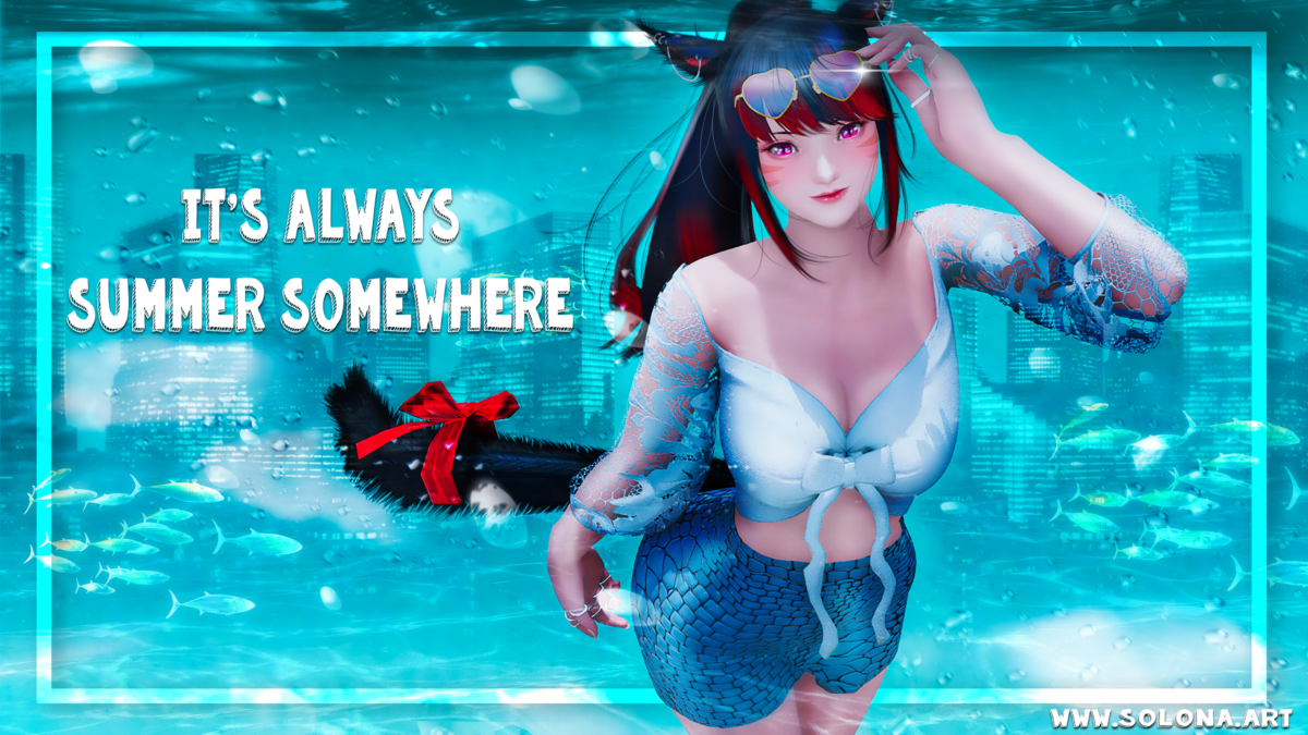 It's Always Summer Somewhere - The Glamour Dresser : Final Fantasy XIV Mods and More