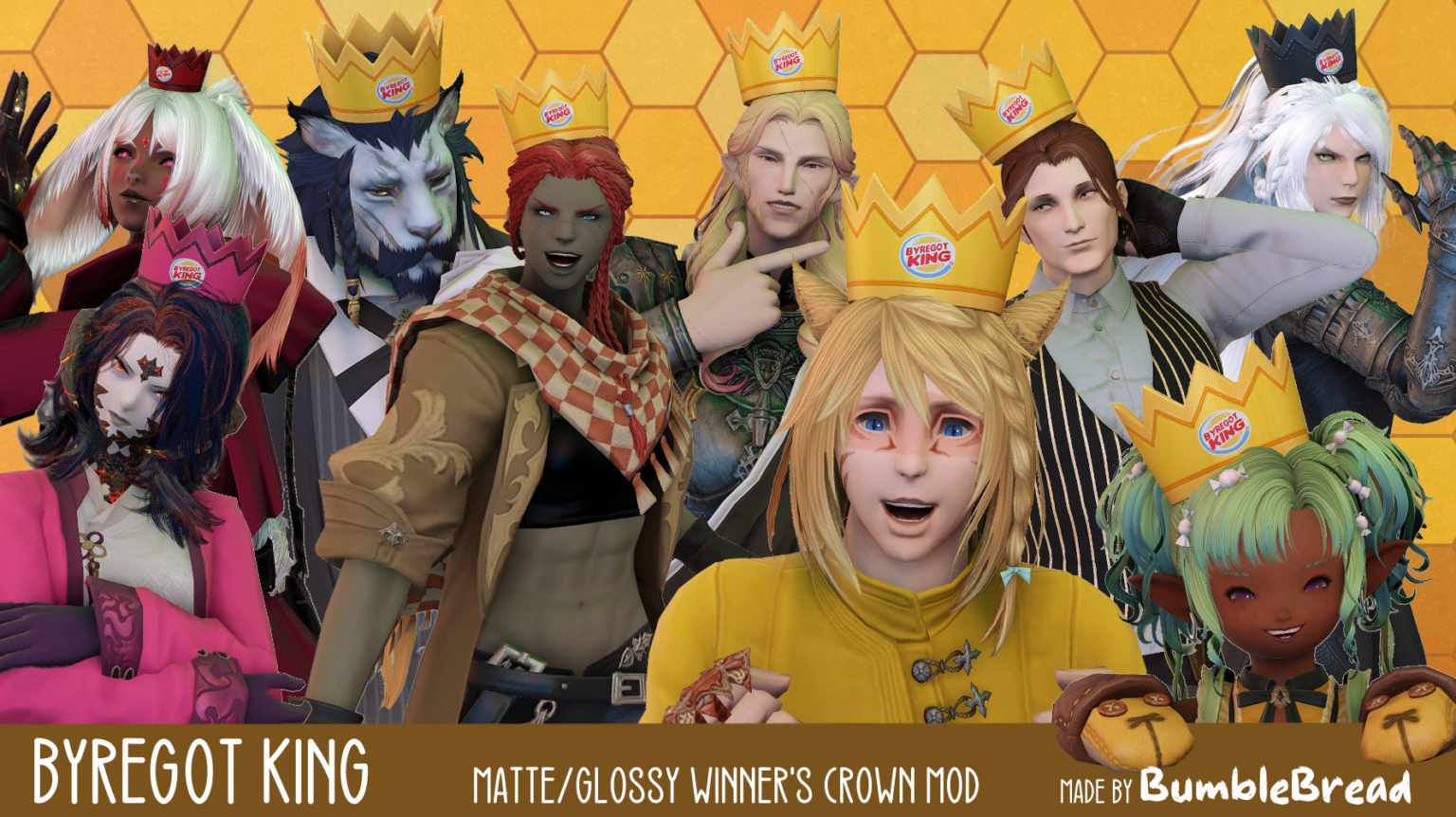 Byregot King Crown - The Glamour Dresser : Final Fantasy XIV Mods and More