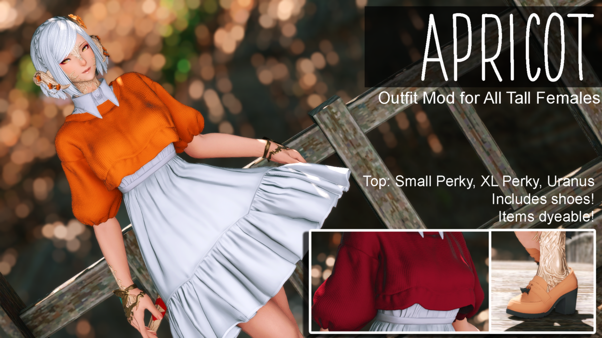 Apricot-Outfit Mod - The Glamour Dresser : Final Fantasy XIV Mods and More