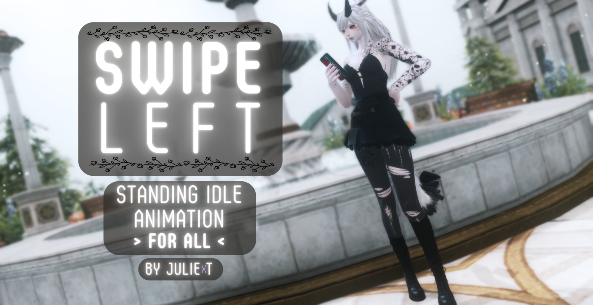 Swipe Left | Idle Animation - The Glamour Dresser : Final Fantasy XIV ...