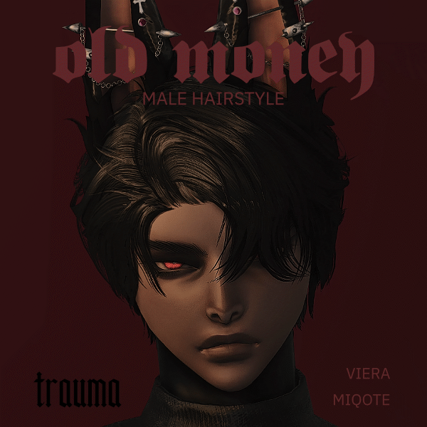 Old Money [TS4 Port Male Hairstyle for Viera & Miqote] - The Glamour ...