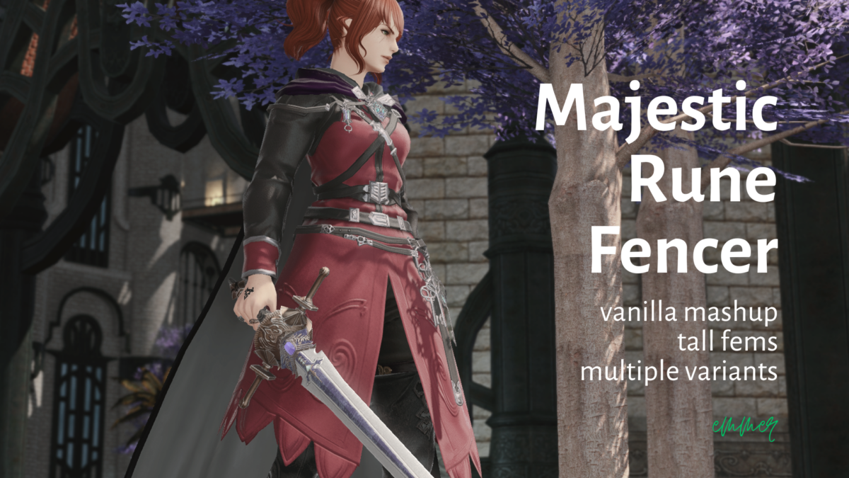 Majestic Rune Fencer - The Glamour Dresser : Final Fantasy XIV Mods and ...