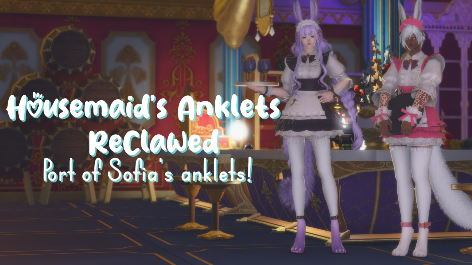 Housemaid's Anklets ReClawed - The Glamour Dresser : Final Fantasy XIV ...