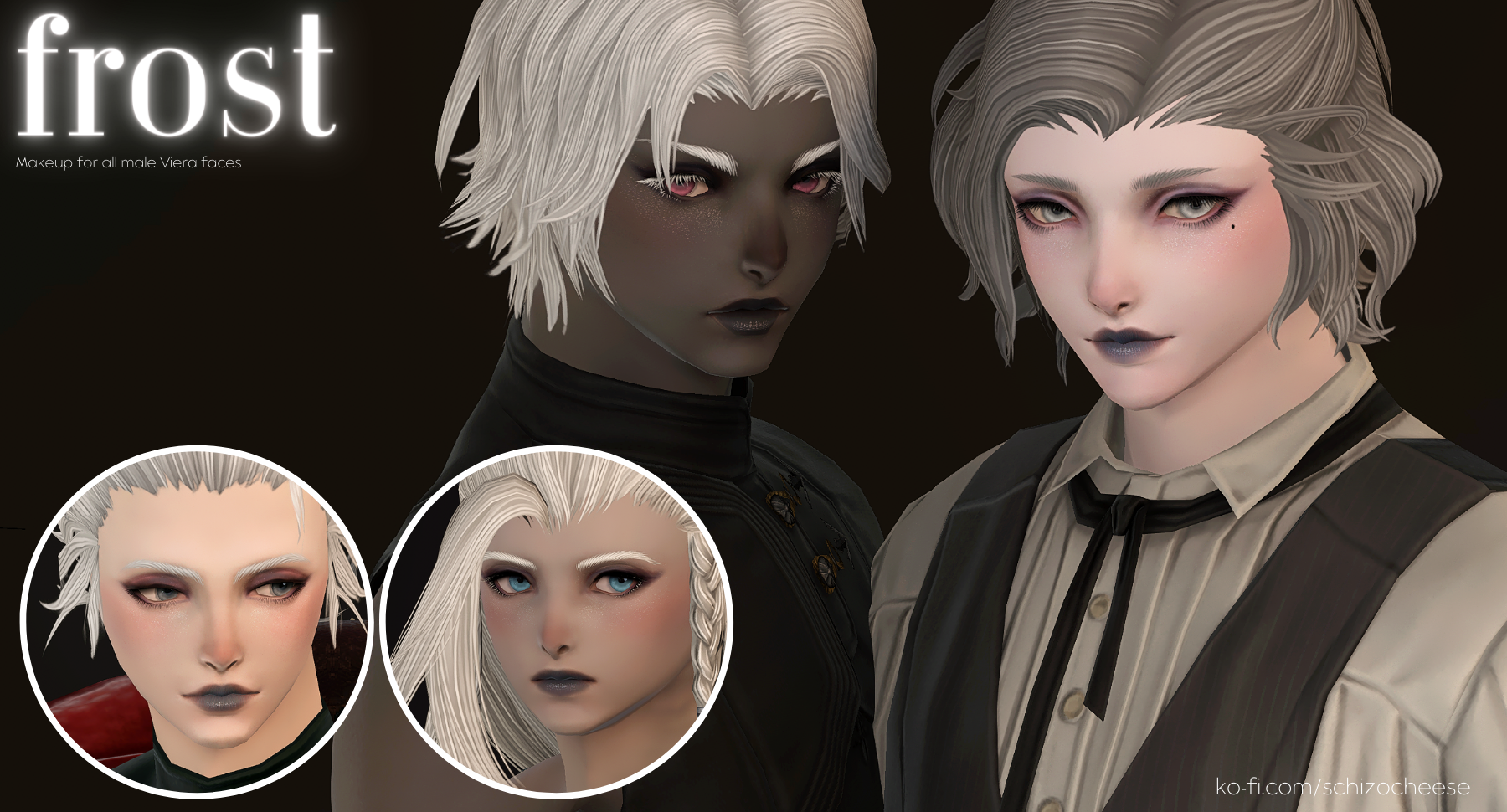 【玲】 Frost - Makeup for all male Vieras - The Glamour Dresser : Final ...