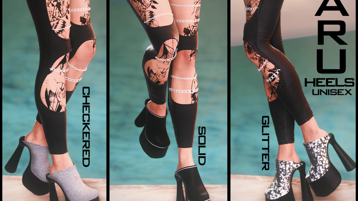 Maru | Unisex heels - The Glamour Dresser : Final Fantasy XIV Mods and More