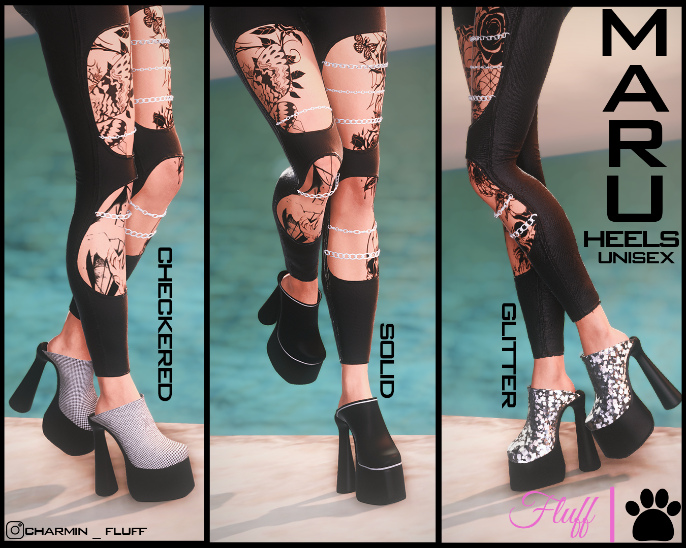 Updated 7.0 | Maru | Unisex heels - The Glamour Dresser : Final Fantasy ...
